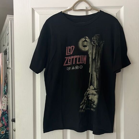 Led Zeppelin | Tops | Led Zeppelin Iv Album Graphic Zoso Symbolwith ...